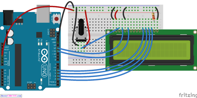 LCD-example - theoryCIRCUIT - Do It Yourself Electronics Projects