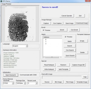 Fingerprint sensor-scanner with Arduino