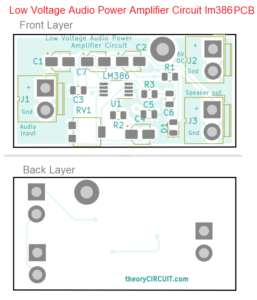 Low Voltage Audio Power Amplifier Circuit
