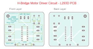 H-Bridge Motor Driver Circuit L293D