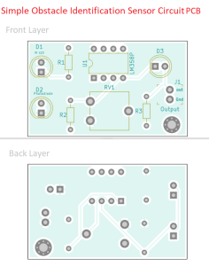 Simple Obstacle Identification Sensor Circuit
