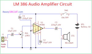 LM386 Based Audio Amplifier