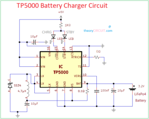 TP5000 Battery Charger Circuit - theoryCIRCUIT - The Online Community ...