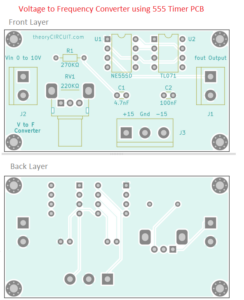 Voltage to Frequency Converter using 555 Timer