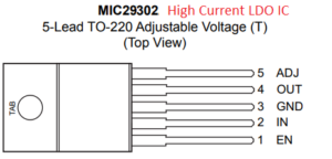 High Current Low Voltage Regulator Circuit