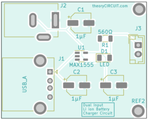 Dual Input Li ion Battery Charger Circuit