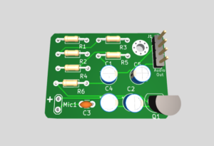 Condenser Mic Preamplifier Circuit