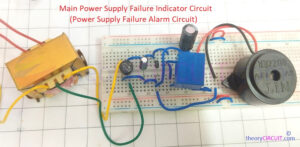 Main Power Supply Failure Indicator Circuit