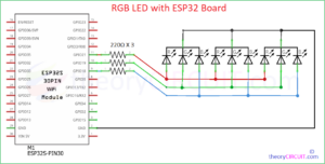 RGB LED with ESP32 Board