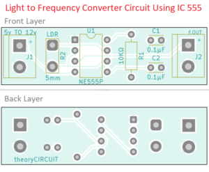 DIY Light to Frequency Converter Circuit Using IC 555