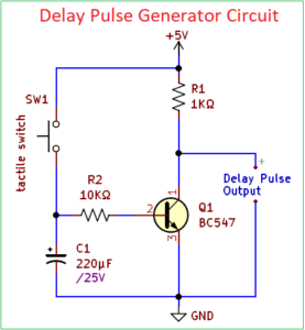Delay Pulse Generator Circuit