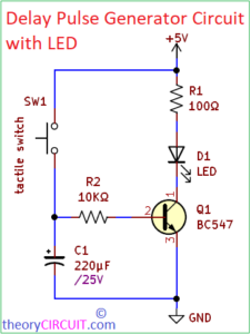 Delay Pulse Generator Circuit