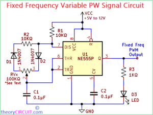 Adjustable Duty Cycle PWM Generator Circuit