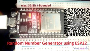 Random Number Generator using ESP32