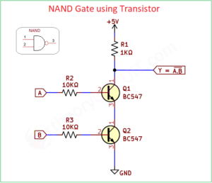 Design Logic Gates using Transistors