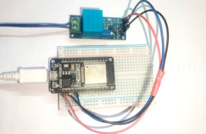 Interfacing AC Voltage Sensor with ESP32