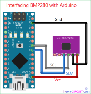 Interfacing BMP280 with Arduino