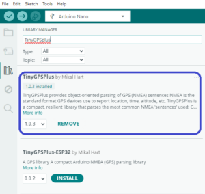 Simple NEO-6M GPS Module Arduino Interface