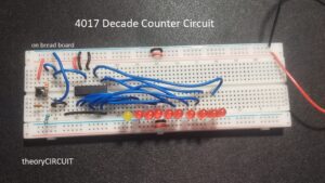 CD4017 Decade Counter Circuit